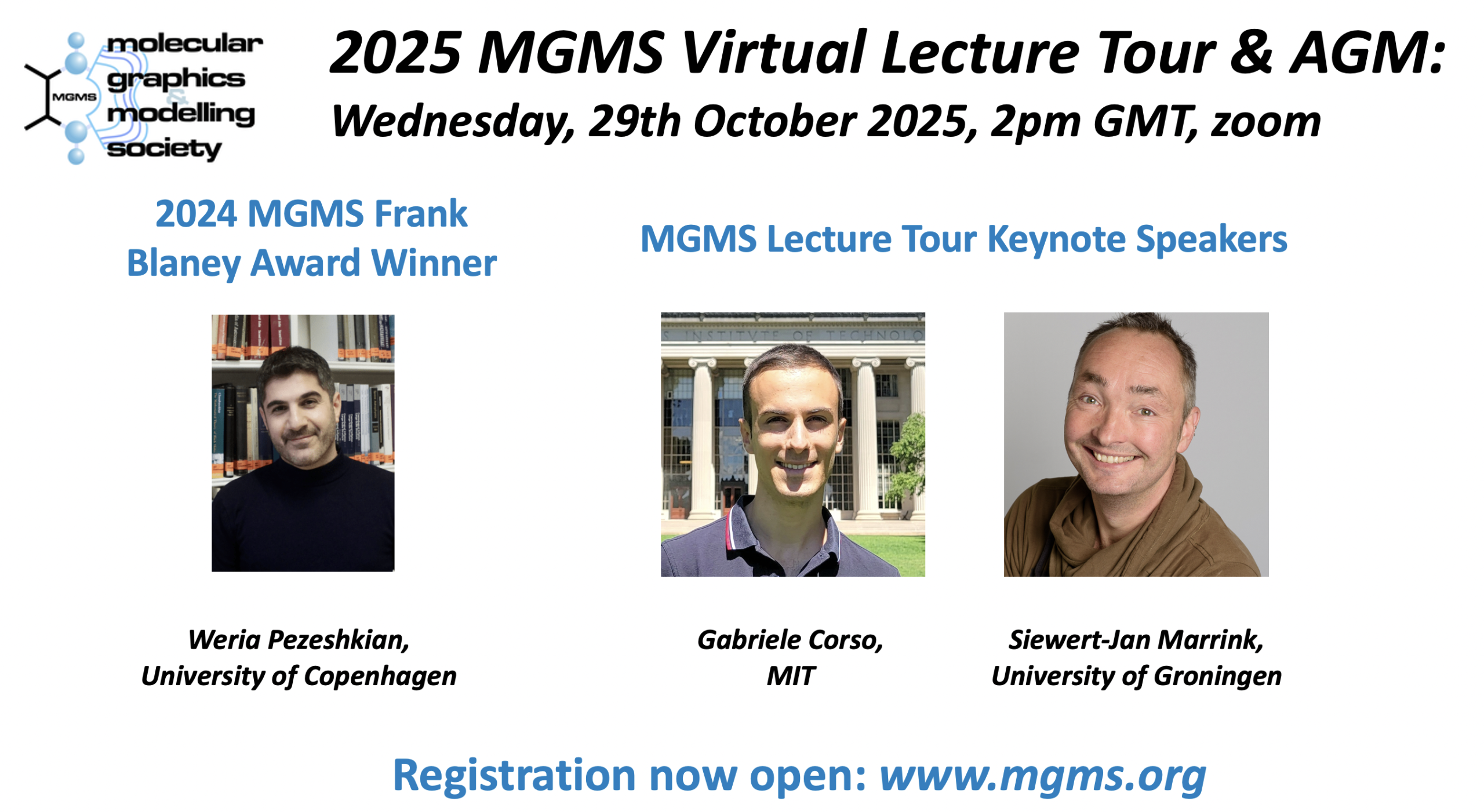 2025 MGMS Virtual Lecture Tour & AGM – Molecular Graphics and Modelling ...